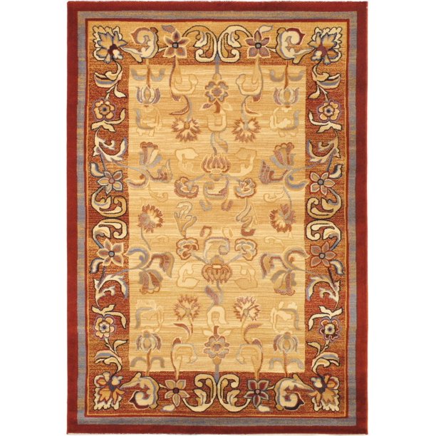 eCarpetGallery Royale Dark Copper Light Gold Wool Rug 5'3" X 7'7 ...