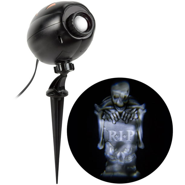 Halloween Basic Projection WaveMotion Neon Apparitions Skeleton w ...