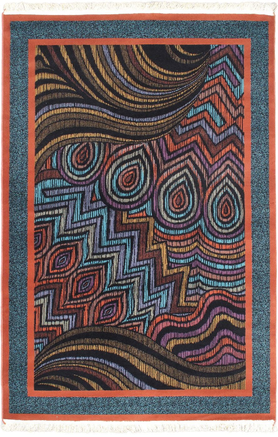 eCarpetGallery Royale Copper, Teal Wool Rug 5'0" X 7'6" | Walmart Canada