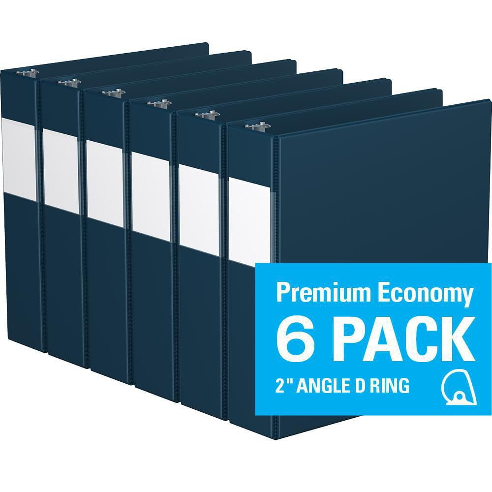 Davis Group, Premium Economy, D Ring, Binder, 6 Pack, 2" - Walmart.ca