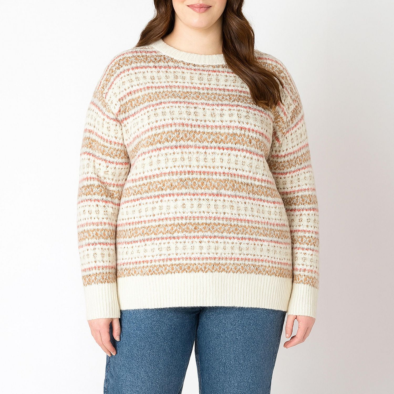 Click here for Devoted Womens Plus Size Long Sleeve Oversized Str... prices