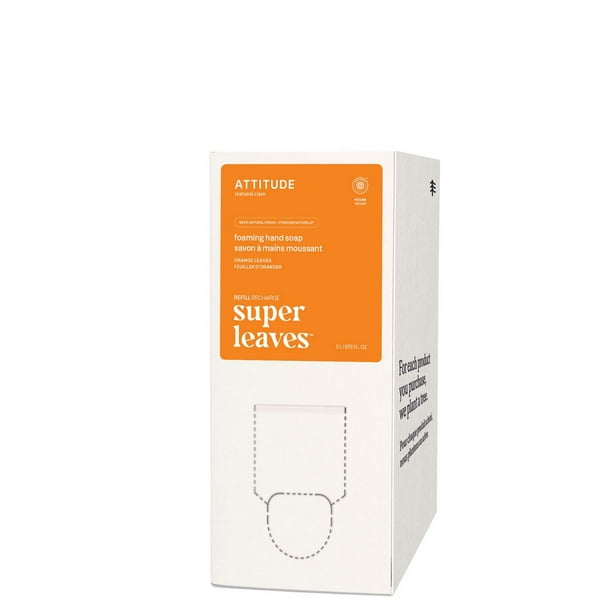 ATTITUDE super leaves, Liquid Hand Soap, Refill, Orange Leaves, 2L ...