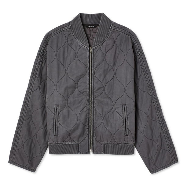 George Women's Quilted Bomber Jacket - Walmart.ca