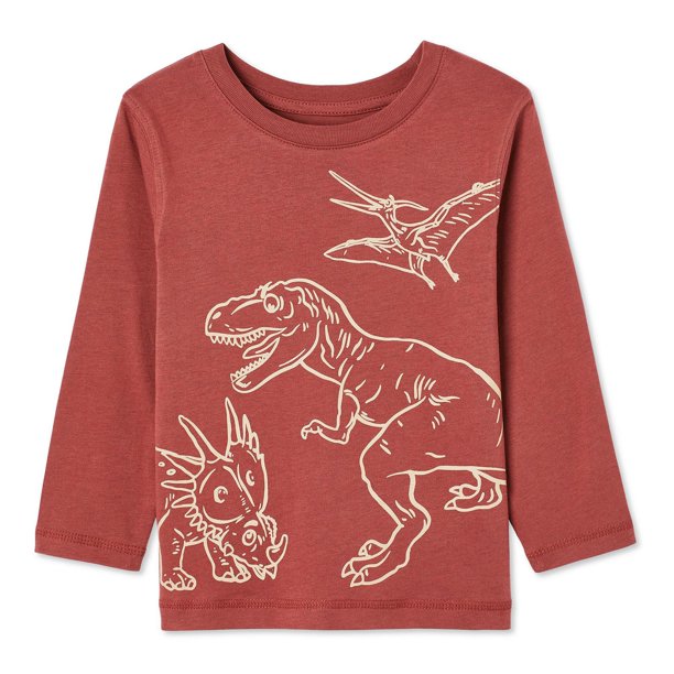 George Toddler Boys' Long Sleeve Tee, Sizes 2T-5T - Walmart.ca