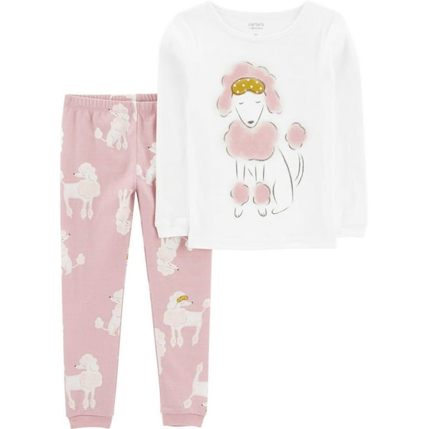 Carter's Child of Mine 2pc PJ - Pink Poodle - Walmart.ca