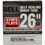 Bell Sports 26" Self Sealing Inner Tube, Schrader 35mm 26"x1.75-2.25 ...