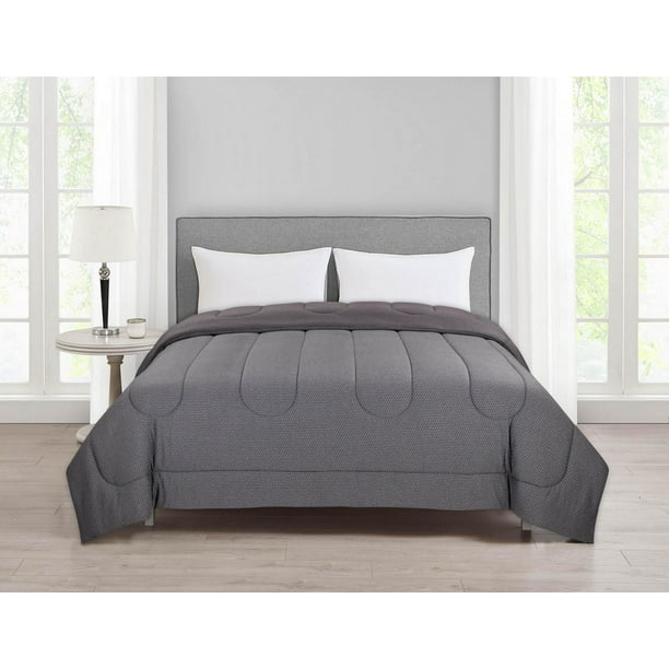 MAINSTAYS EDREDON REVERSIBLE EN TRICOT JERSEY 1pc 2P./G EDREDON ...