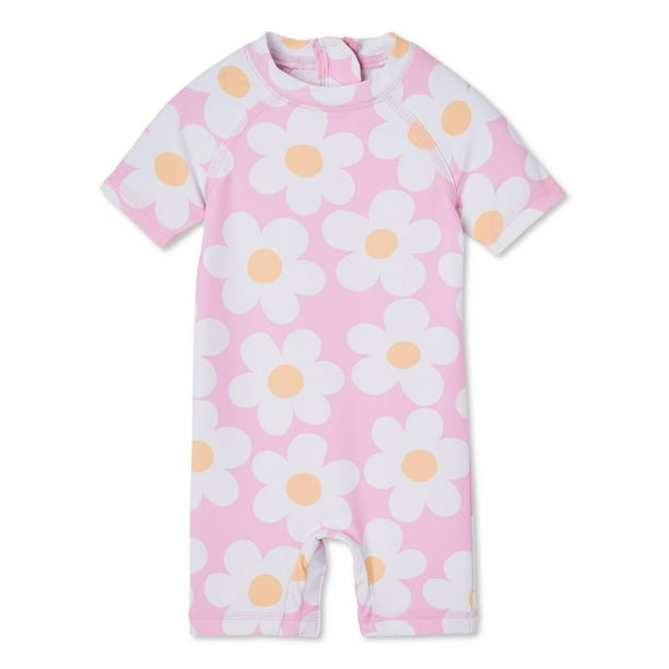 George Baby Girls' Rash Guard 1-Piece, Sizes 3-24 months - Walmart.ca