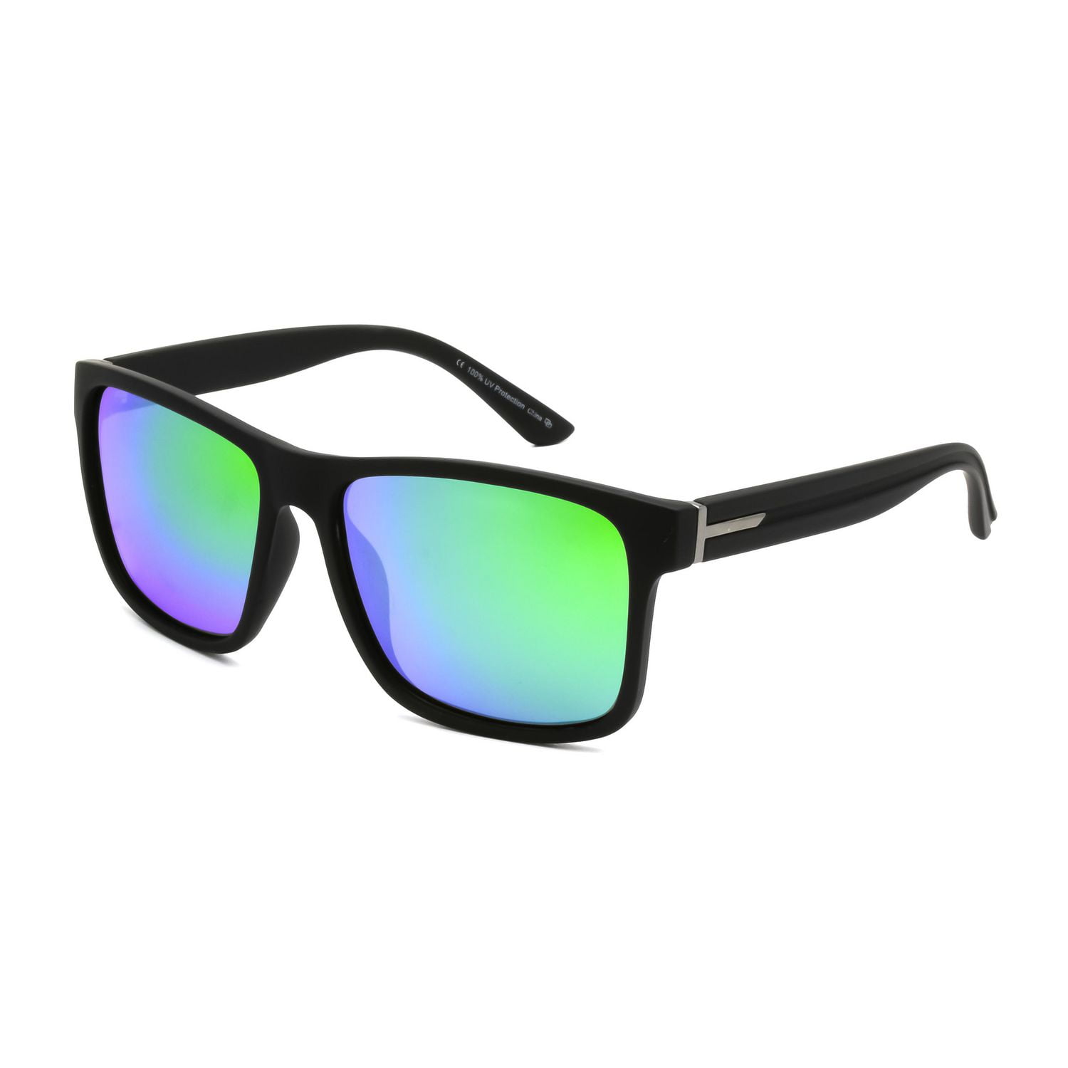 Click here for Tropiccal Mens Black And Green Square Sunglasses O... prices