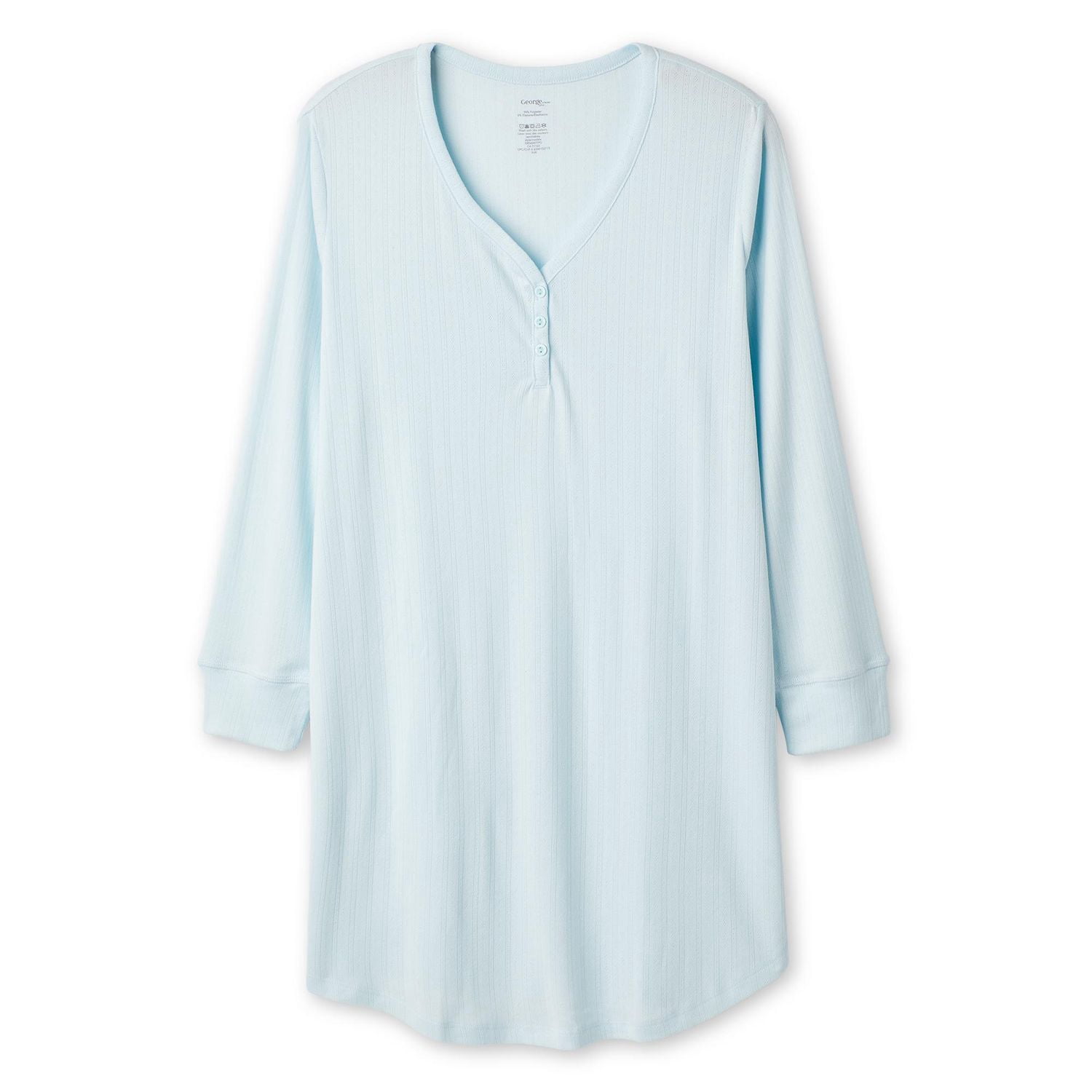 Click here for George Womens Plus Henley Nightshirt 4x prices