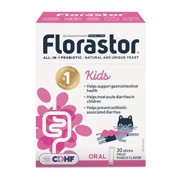 Florastor Kids All-in-1 Probiotic, Helps support your kids' gut health ...