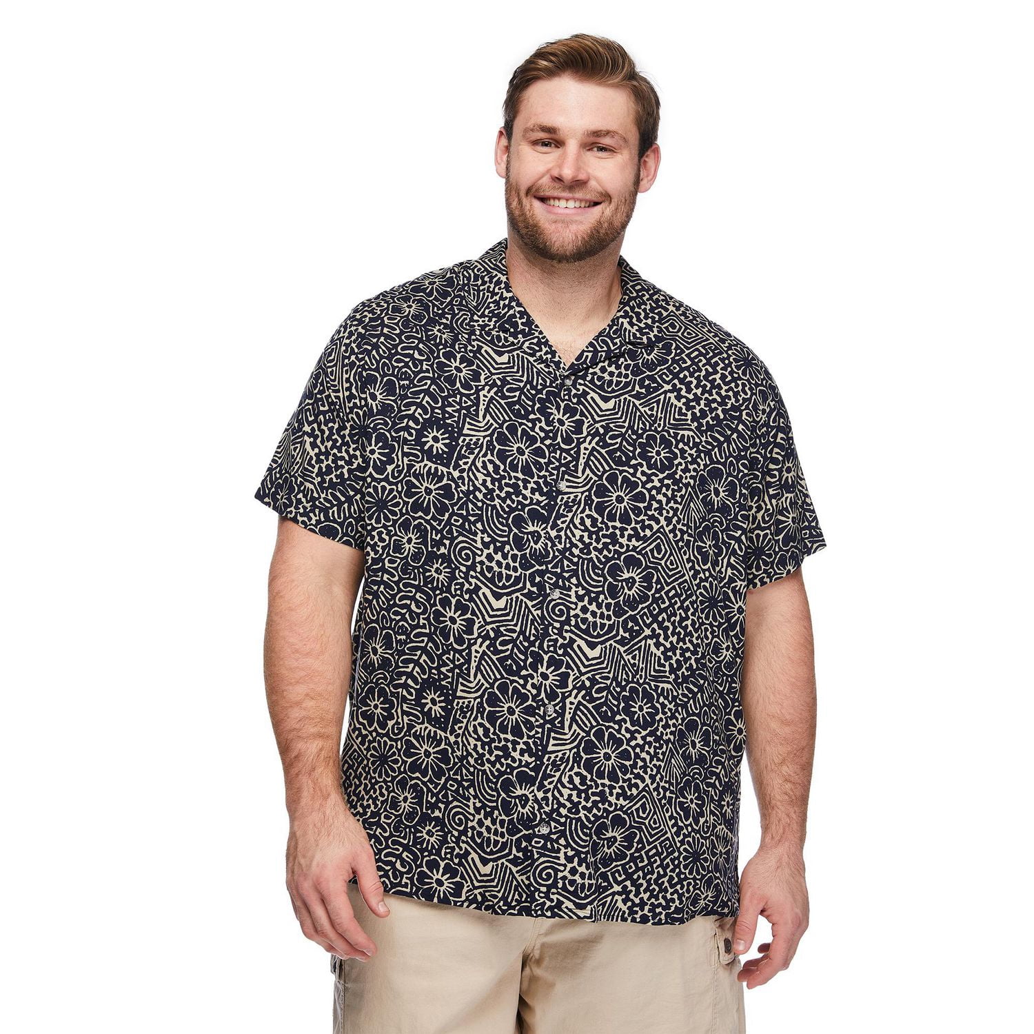 Click here for George Big Mens Printed Resort Shirt 3xl prices