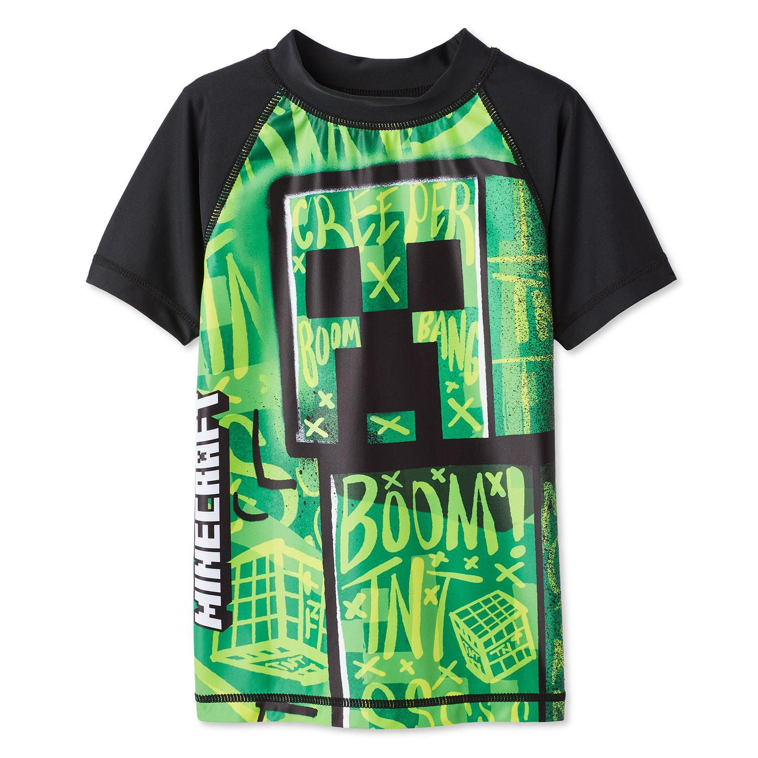 Click here for Minecraft Boys Rashguard Xs prices