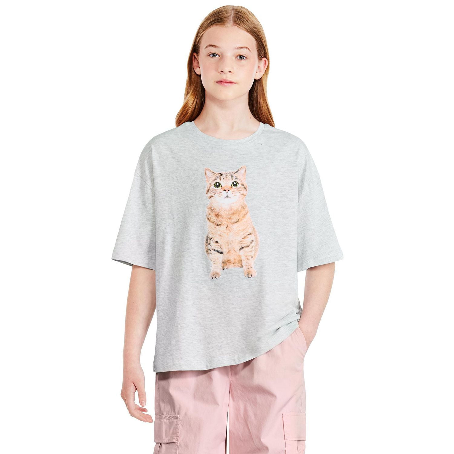 Click here for Athletic Works George Girls Oversized Boxy T-Shirt... prices