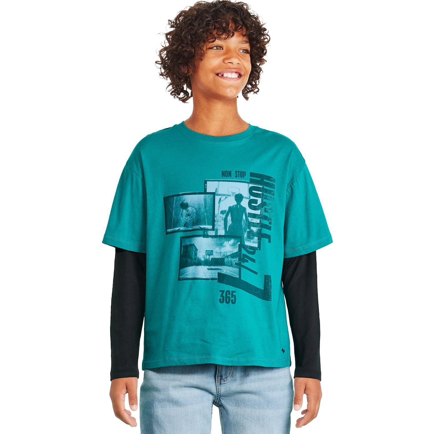 Click here for Athletic Works Boys Long-Sleeve Fooler T-Shirt Xs prices