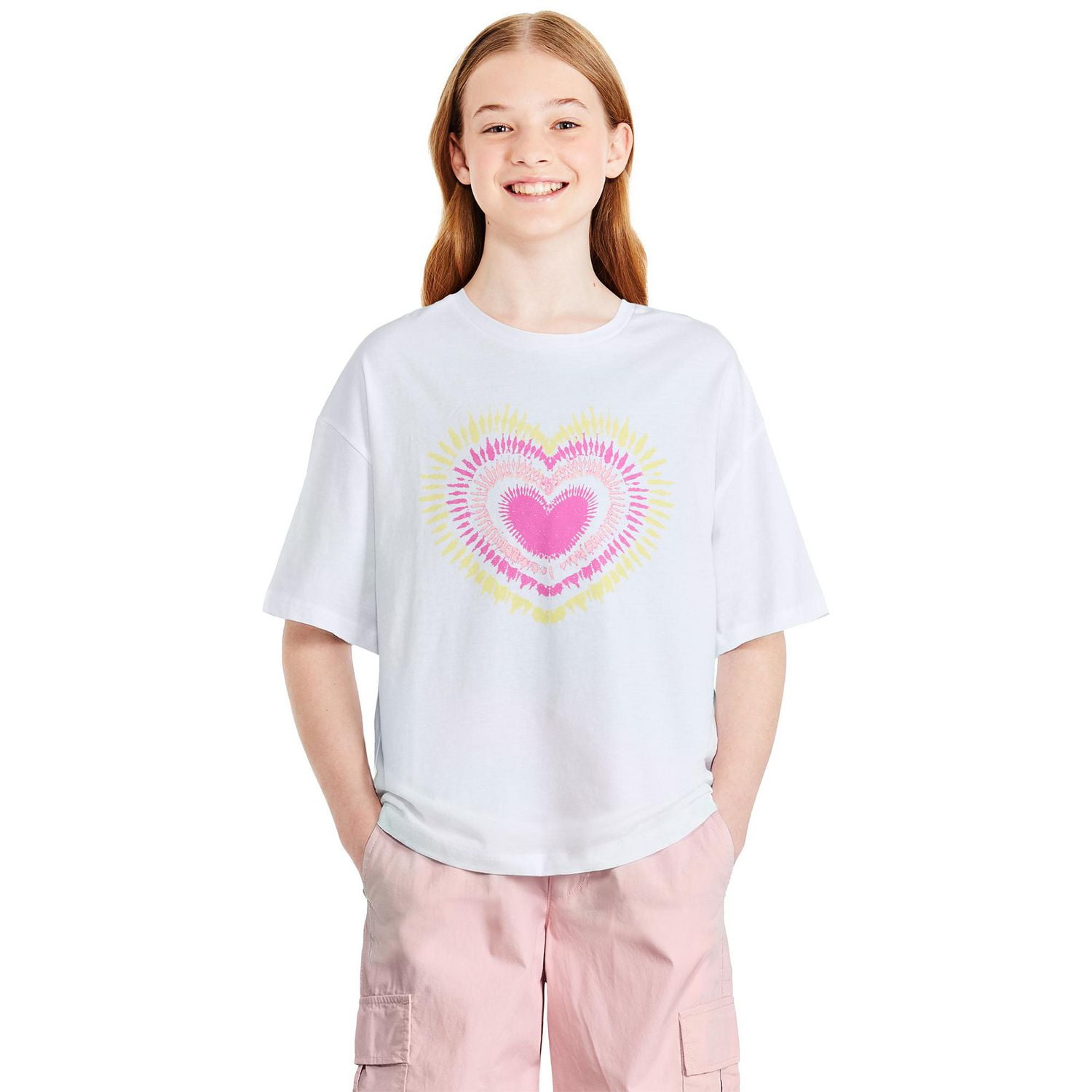 Click here for Athletic Works George Girls Oversized Boxy T-Shirt... prices