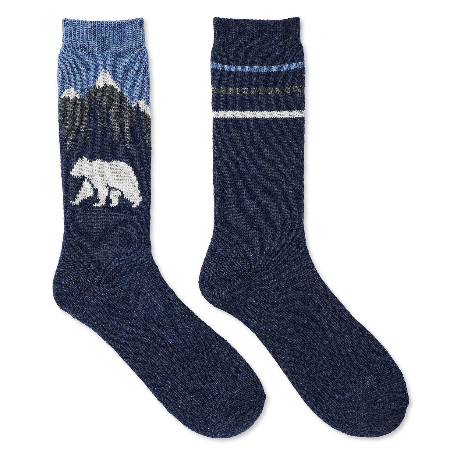 Click here for George Mens Wool Socks 2-Pack 7-11 prices