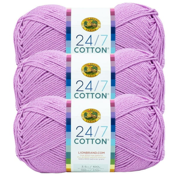 Lion Brand 24/7 Cotton Yarn (3 Pack)- Hay Bale - Walmart.ca