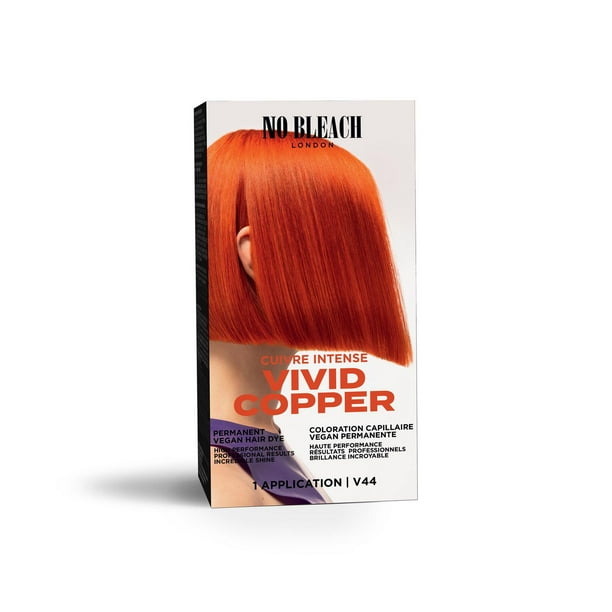 Bleach London Vivid Copper Permanent Kit, Vegan permanent hair dye ...