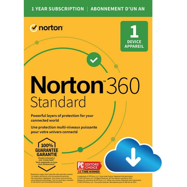 Norton 360 Standard 10GB 1 Device 12 Month Subscription [Download ...