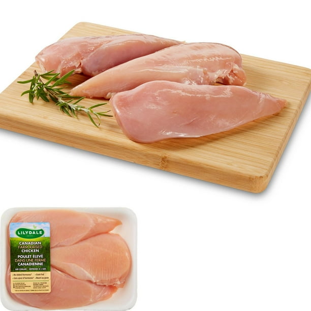 Lilydale Canadian Farm Raised Chicken Breast, 3 pieces - Walmart.ca