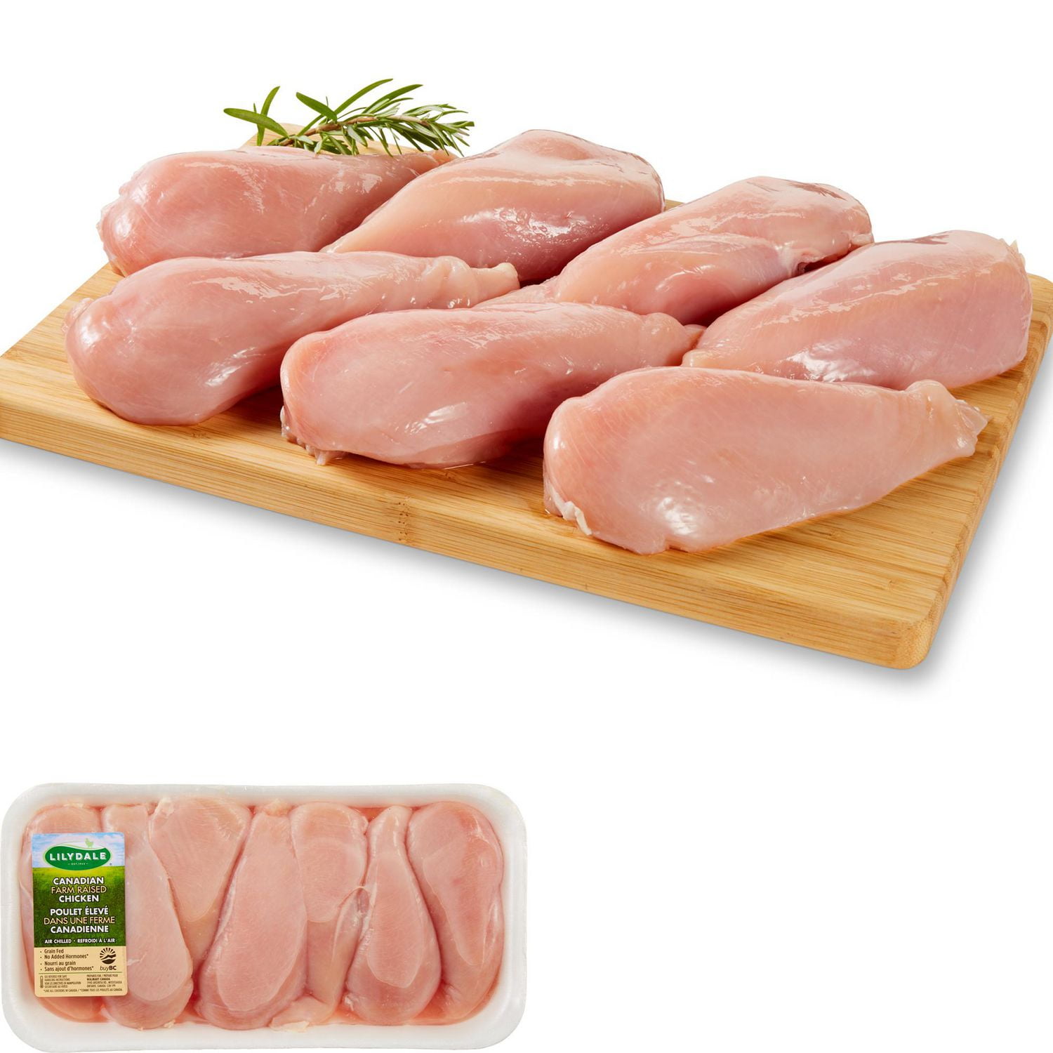Lilydale Canadian Farm Raised Chicken Breast Value Pack, 7 pieces ...