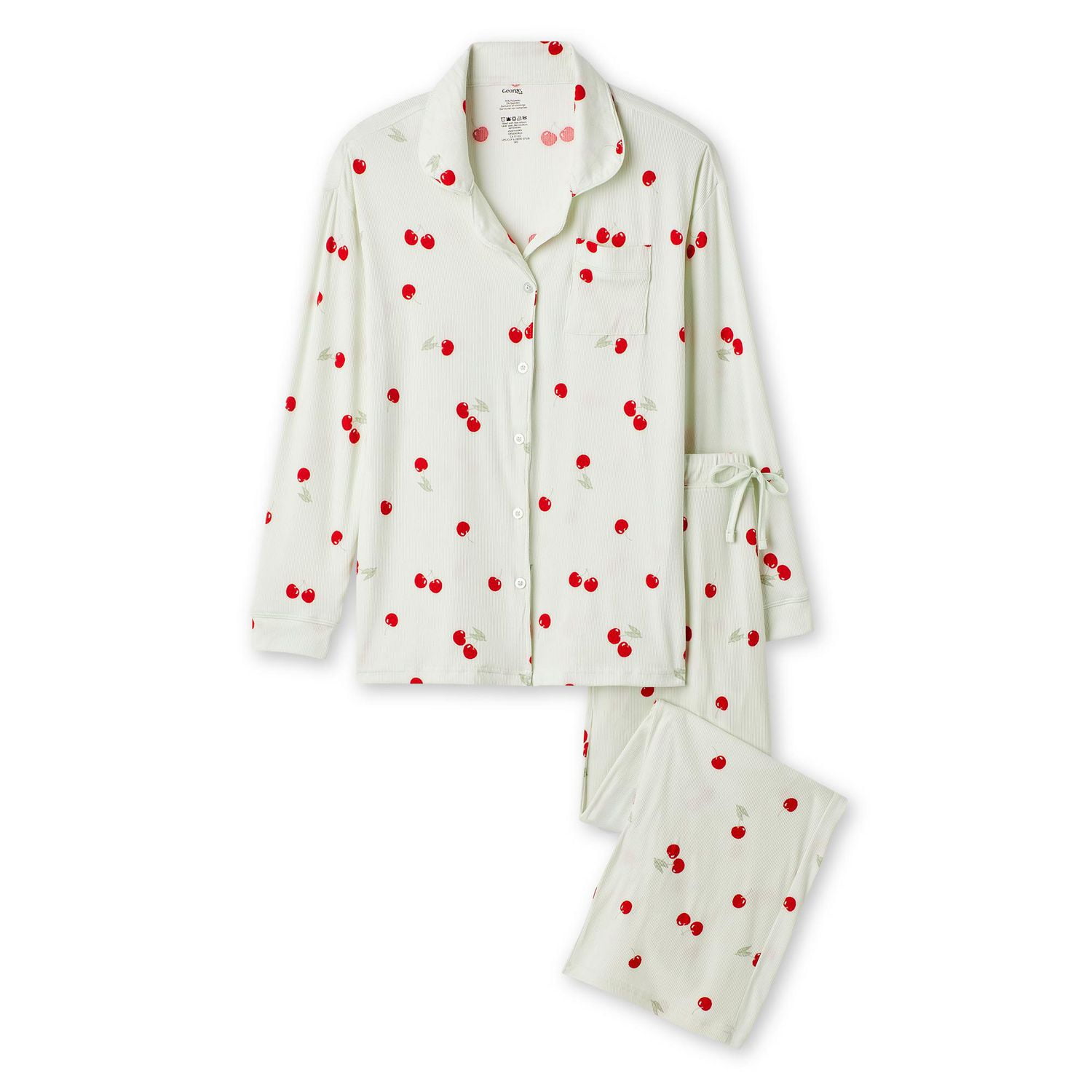 Click here for George Womens Two Piece Pajama Set M prices