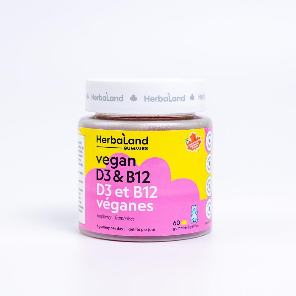 Click here for Herbaland Vegan D3 & B12 Gummies  1000 Iu 850 Mcg... prices