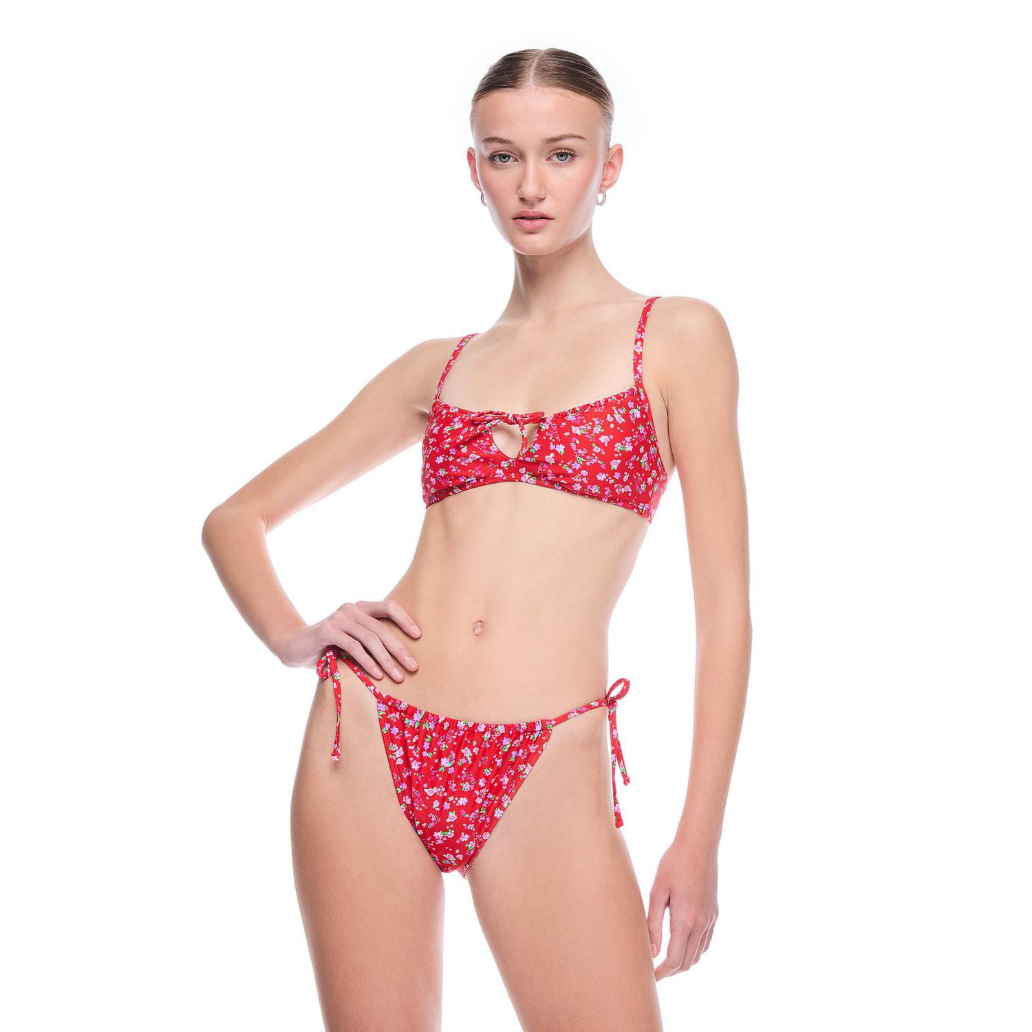 Click here for No Boundaries Womens Tie Front Bikini Top M prices