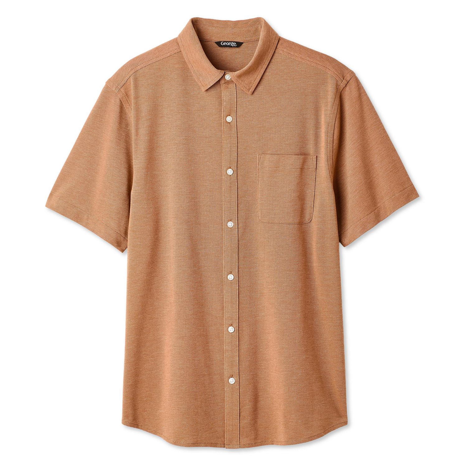 Click here for George Mens Knit Button-Up Shirt M prices
