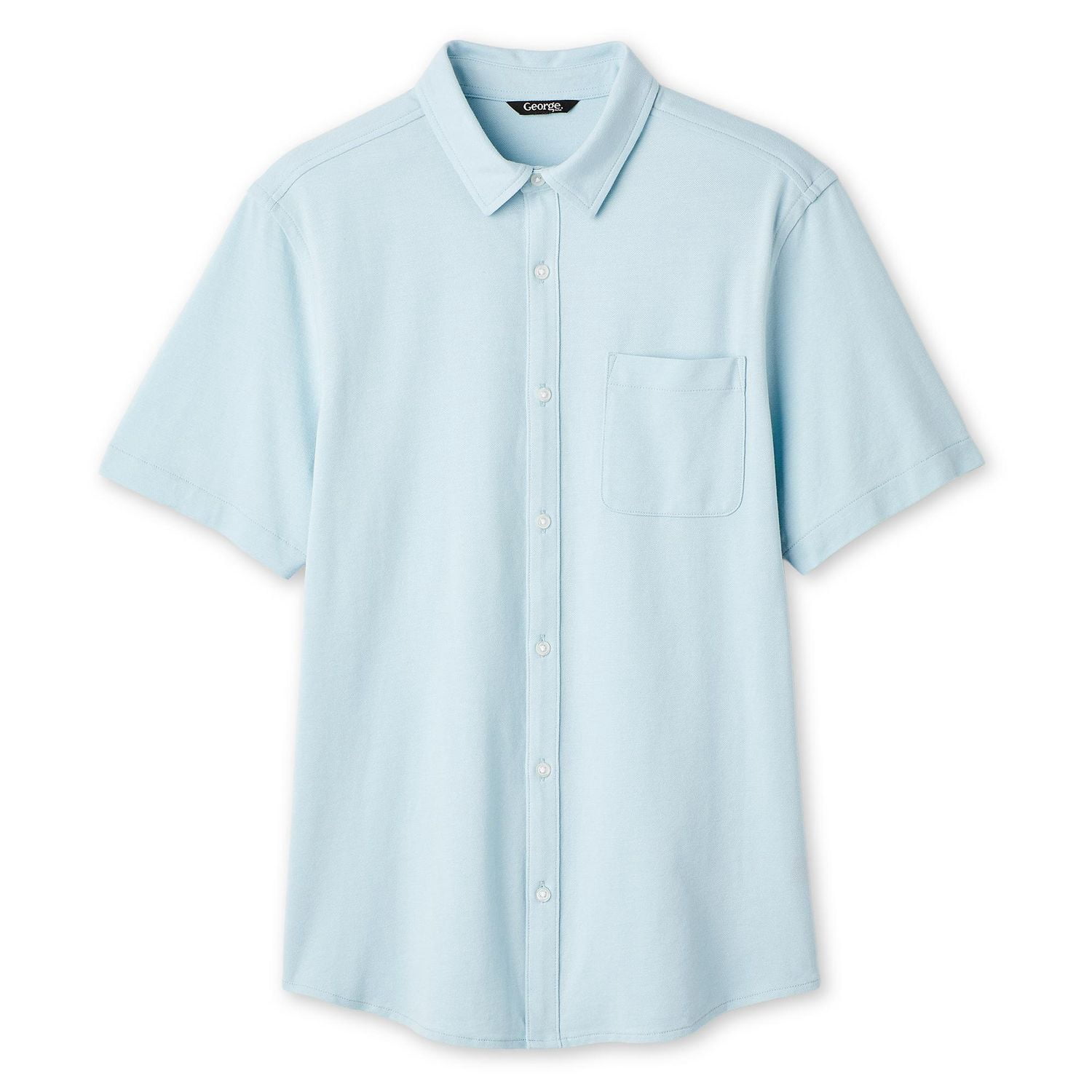 Click here for George Mens Knit Button-Up Shirt Xl prices