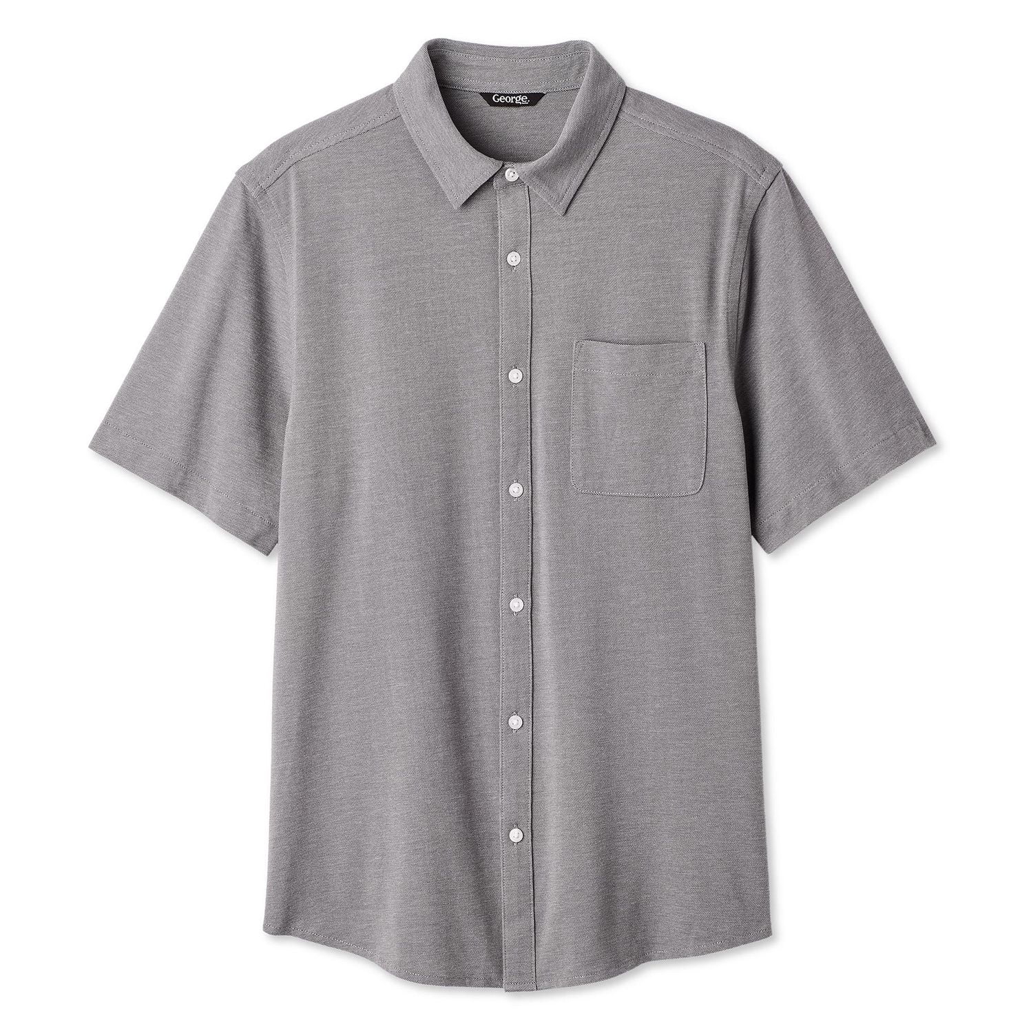 Click here for George Mens Knit Button-Up Shirt M prices