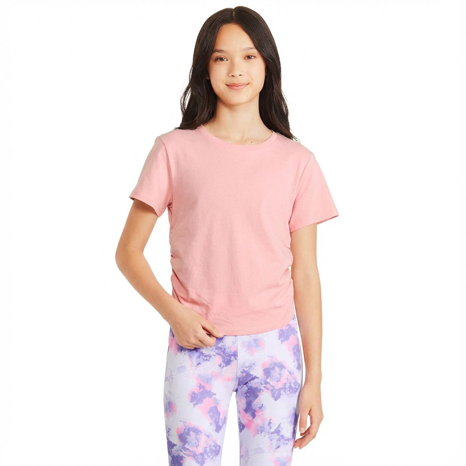 Click here for George Girls Side Ruched T-Shirt Xs prices