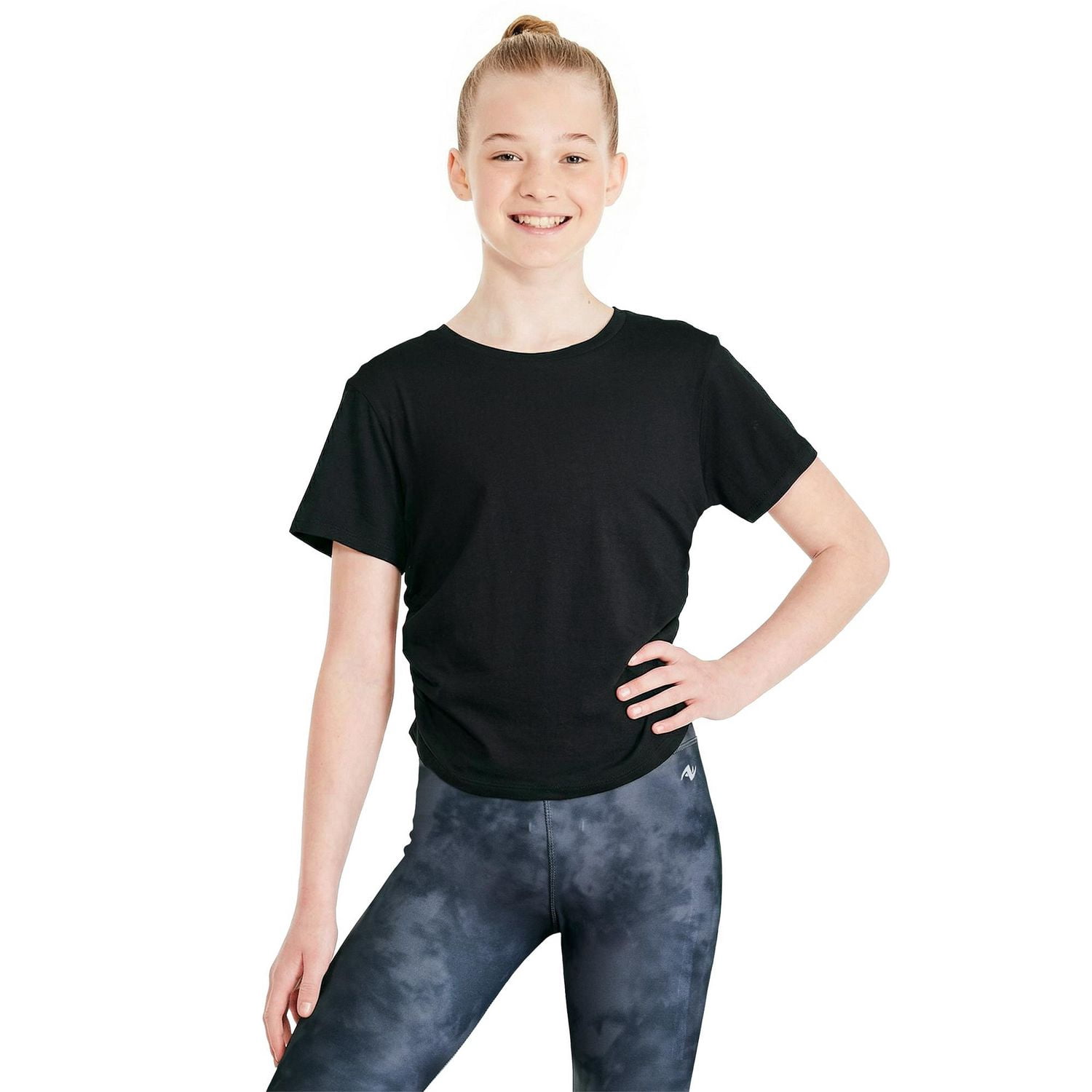Click here for George Girls Side Ruched T-Shirt L prices