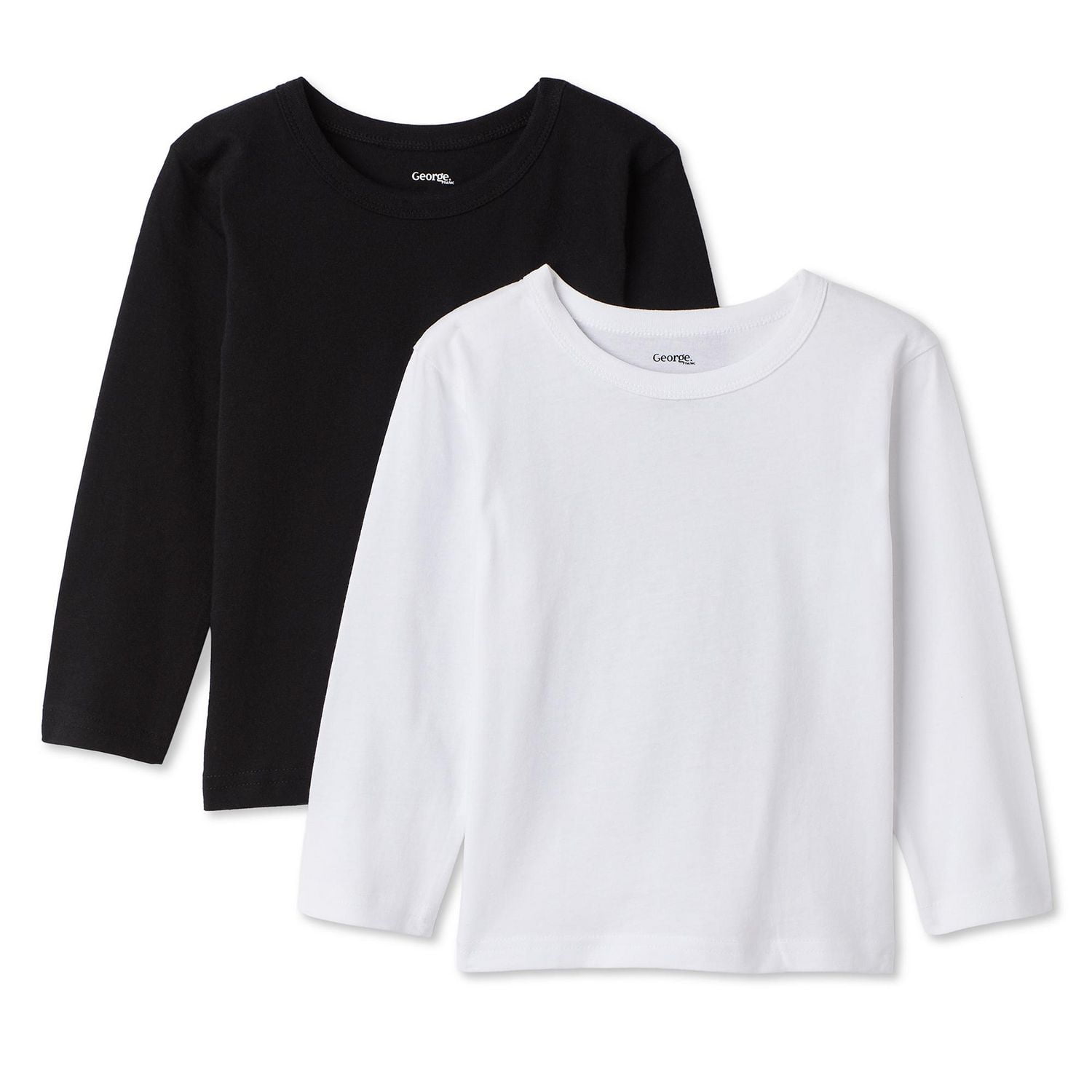 Click here for George Toddler Boys Long-Sleeve T-Shirt 2-Pack 4t prices