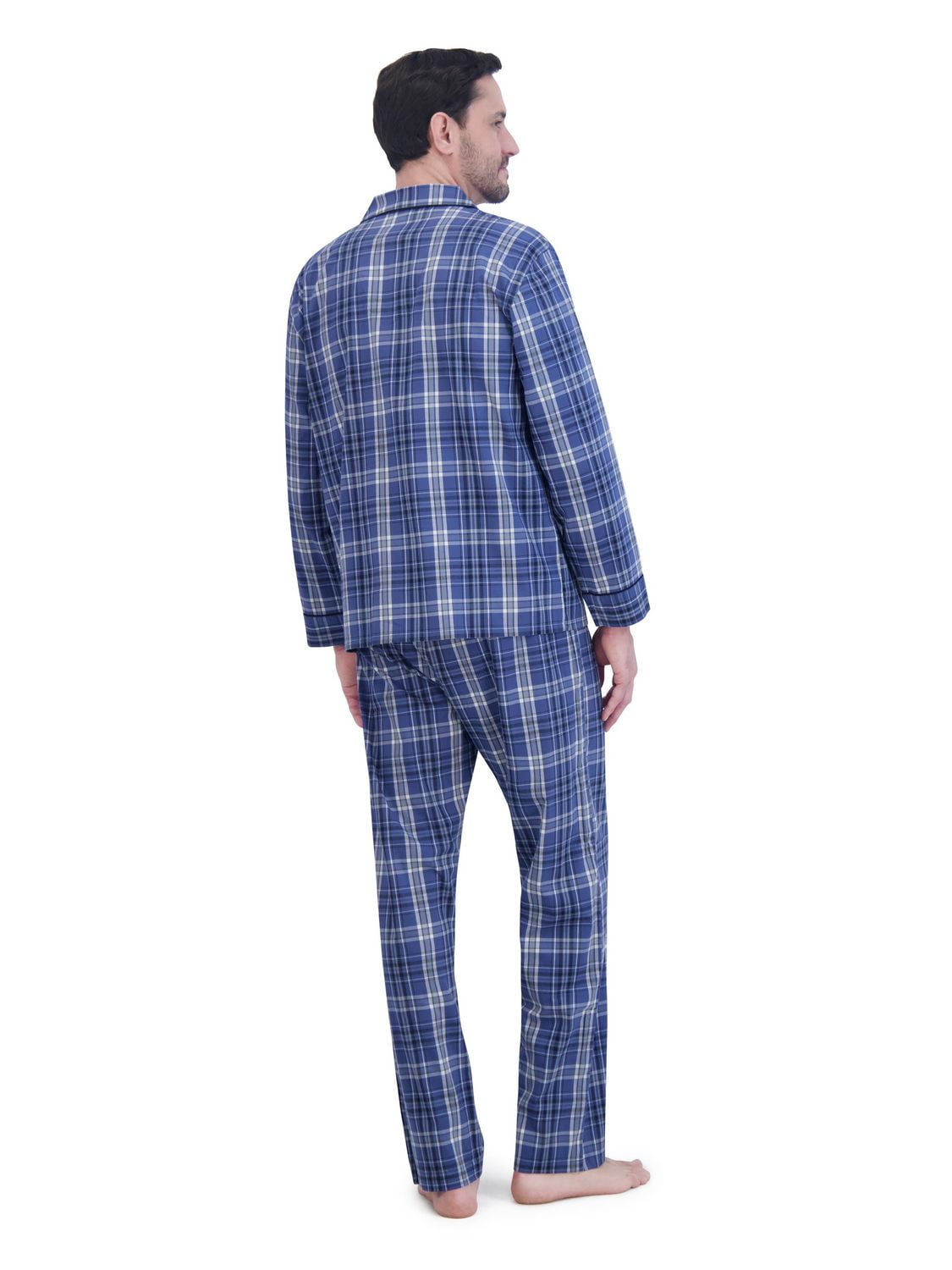 Click here for Hanes Mens Stretch Woven Shirt And Pants Pajama Se... prices