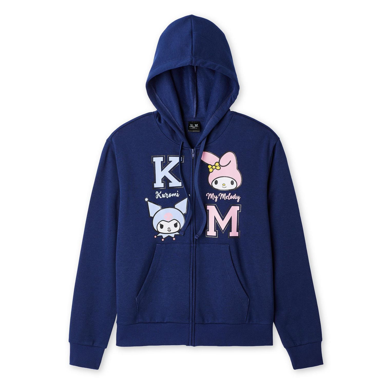 Click here for My Melody And Kuromi Womens Full Zip Hoodie L prices