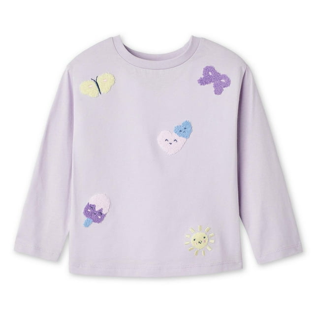 George Toddler Girls' Long-Sleeve Graphic T-Shirt - Walmart.ca