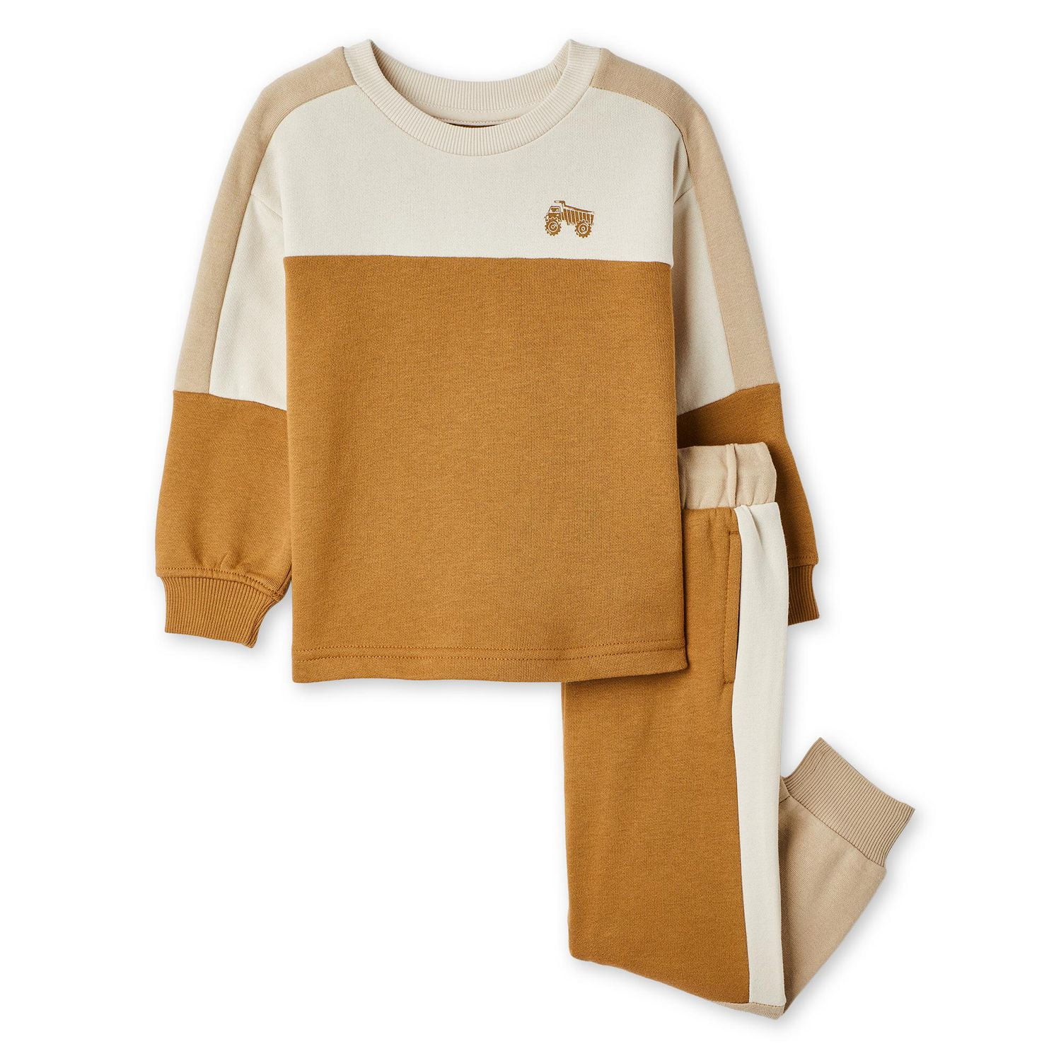 Click here for George Toddler Boys Two Piece Colour Block Sweatsh... prices
