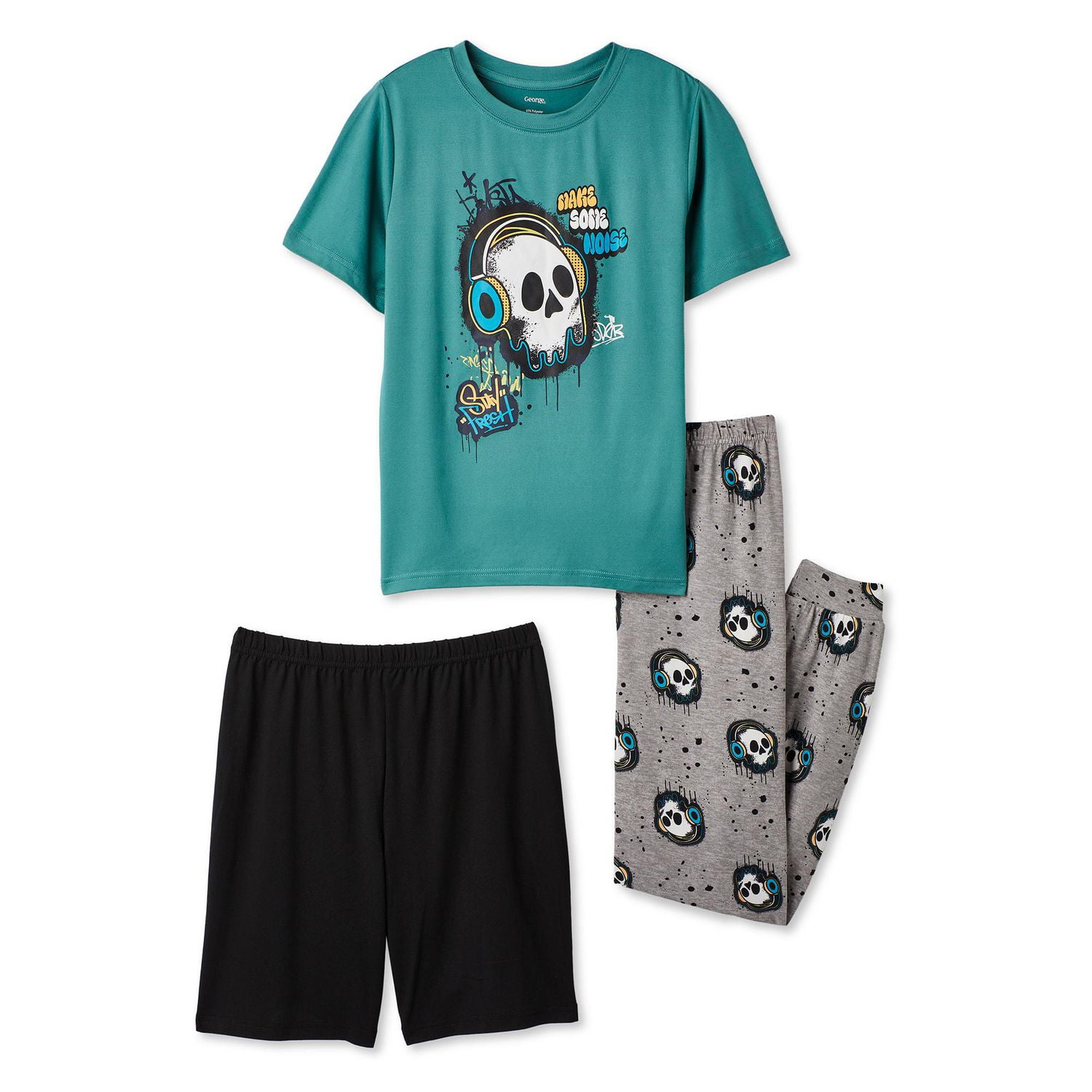 Click here for George Boys Three Piece Pajama Set L prices