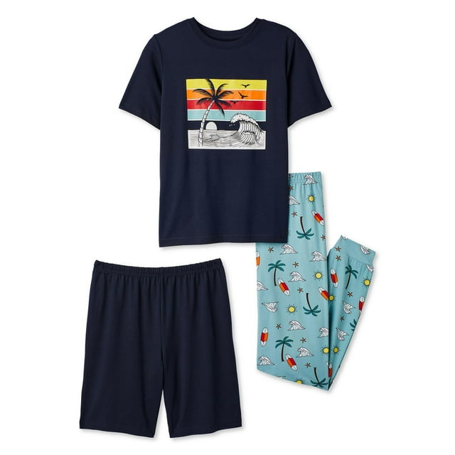 George Boys' Three Piece Pajama Set - Walmart.ca