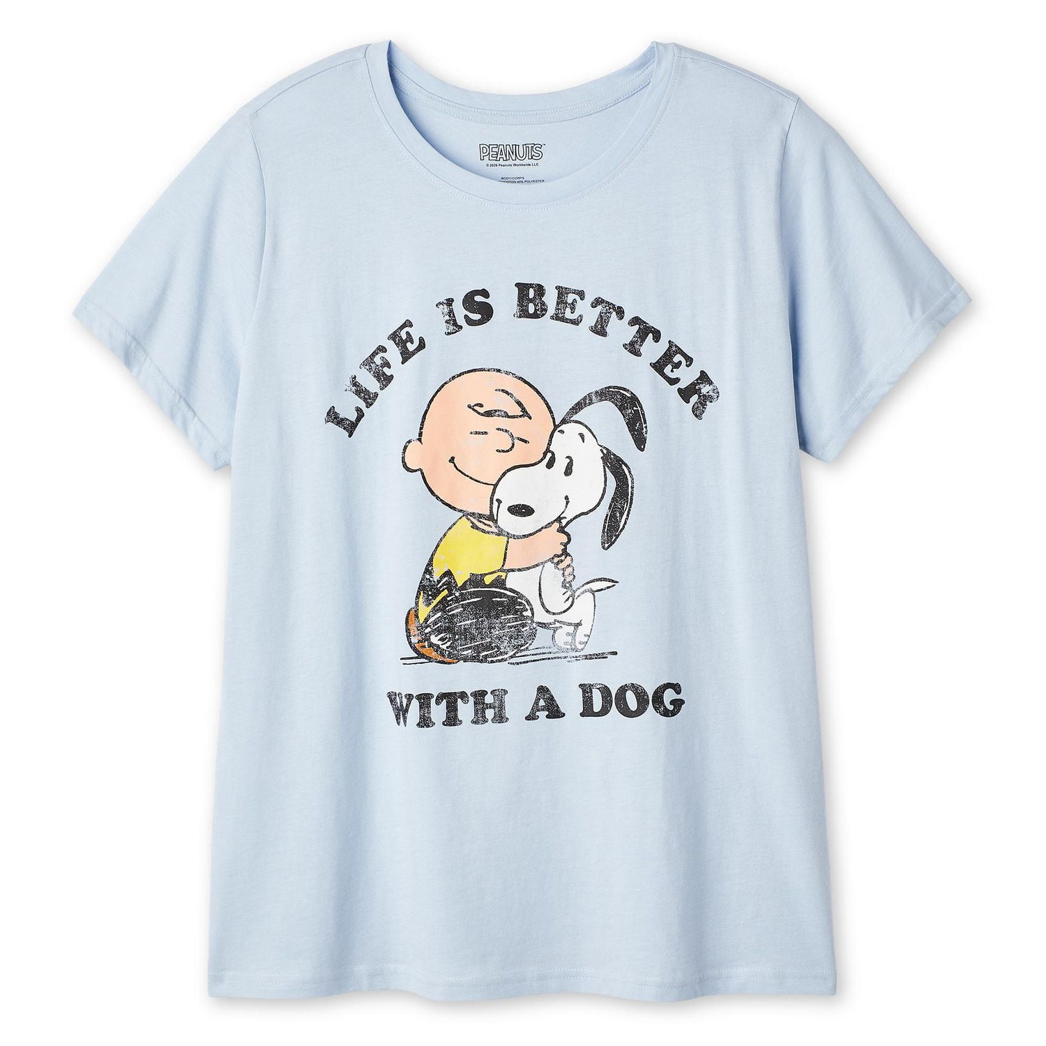 Click here for Peanuts Womens Plus Charlie Brown And Snoopy T-Shi... prices