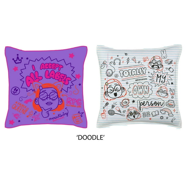 Disney Pixar Turning Red 2 Pack Squishy Decorative Pillows - 'Doodle ...