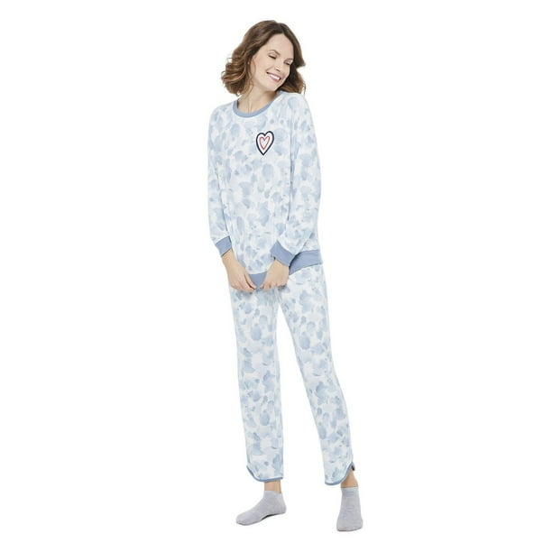 LOVE Ellen DeGeneres Women's Yummy Pajamas 2-Piece Set - Walmart.ca