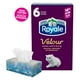 Royale Velour Facial Tissue, 6 Flat Boxes, 82 Tissues per box, 3-Ply ...