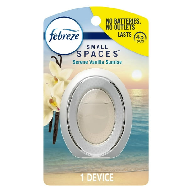 Febreze Small Spaces Air Freshener Serene Vanilla Sunrise, 7.5ML ...