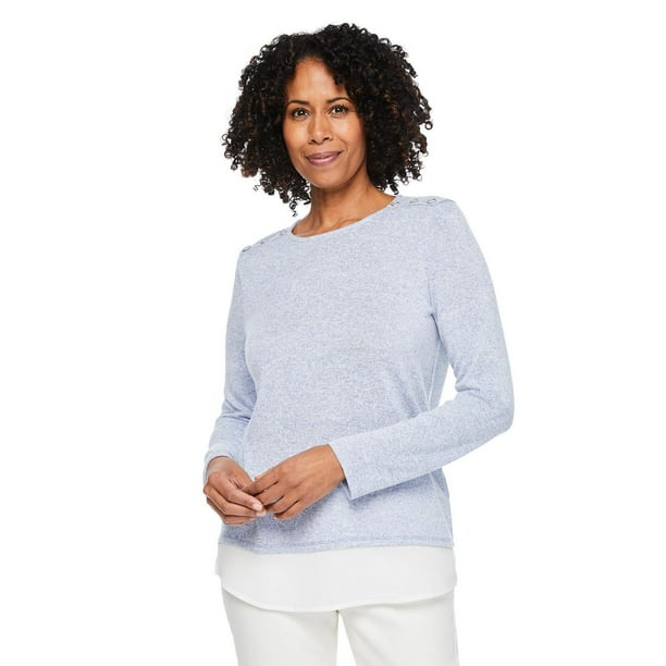 Iyla Women's Hacci Fooler Top - Walmart.ca