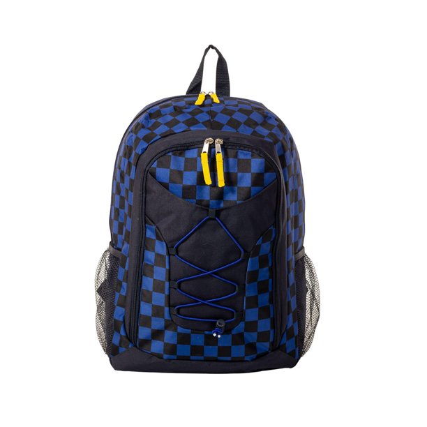 Jetstream Bungee Backpack, Checkered Black & Blue, Kids' backpack ...
