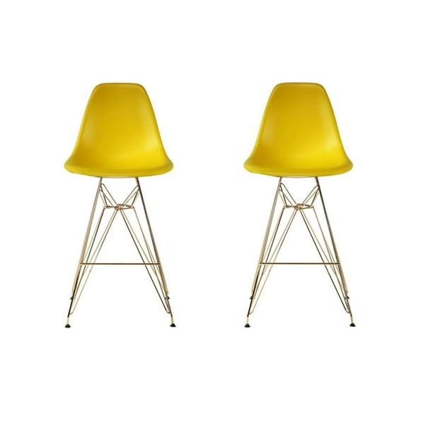 Heavenly Collection Yellow & Gold Bar Stool - Walmart.ca