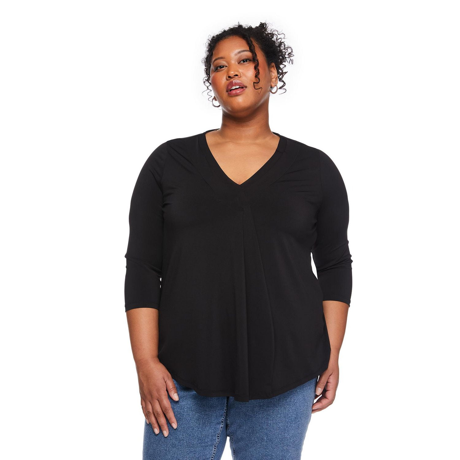 Click here for Lane Bryant Womens Plus Pleated Top 5x prices